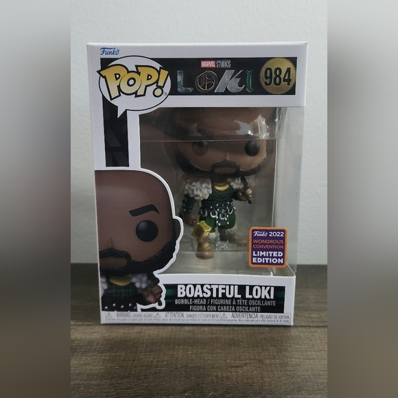 Funko | Other | Funko Pop Marvel 984 Loki Boastful Loki 222 Wc ...